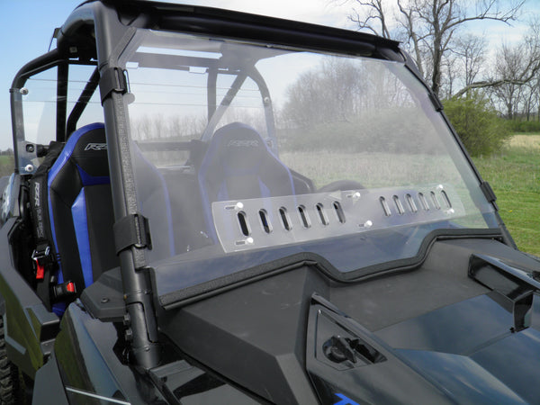 Polaris Rzr Xp Turbo S 1 Pc Scratch Resistant Windshield With Clamp